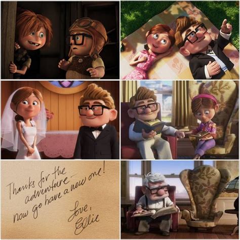 Carl And Ellies Journey Together Romantic Love Story From Disneys