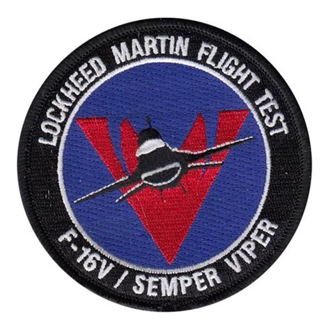 Lockheed Martin Flight Test F 16v Patch Lockheed Martin Patches