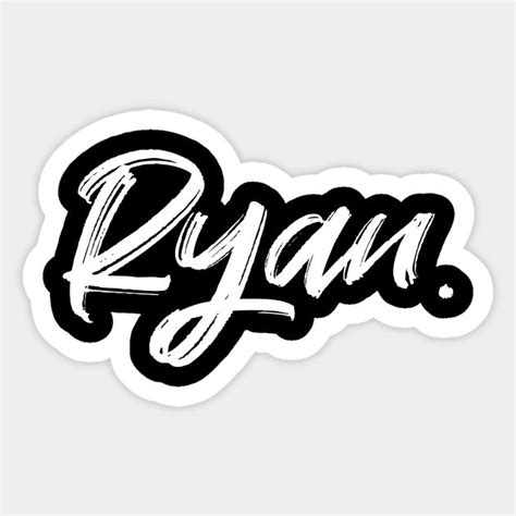 Name Ryan By Cancreate Funny Stickers Custom Stickers Names