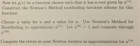 solved now let g x be a function chosen such that it has a