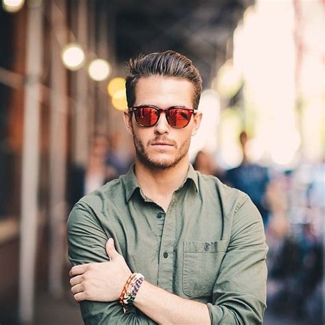 Mens Red Sunglasses