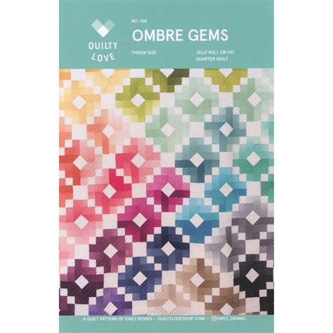 Ombre Gems Pattern Luxurious Fabrics For Every Imagination Home
