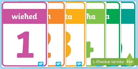 Leħħiet In Numri 1 10 Hecho Por Educadores Twinkl