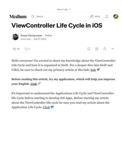 viewcontroller life cycle in ios hello everyone i m excited to share