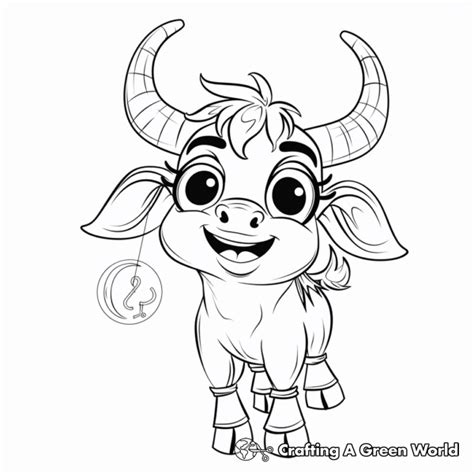 Taurus Coloring Pages Free And Printable