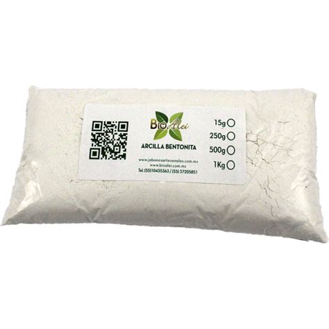 Arcilla Bentonita 250g 1kg Bioalei