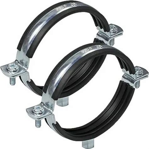05 Inch Ms Rubber Lined Split Clamp Light Duty At Rs 10piece In