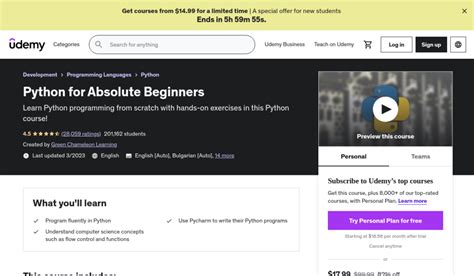The Best Python Online Courses
