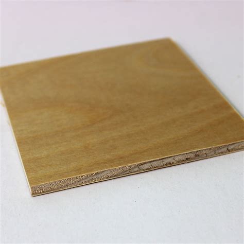 Birch Prefinished Plywood Veneer 14 Laser Ready Panels Makerstock