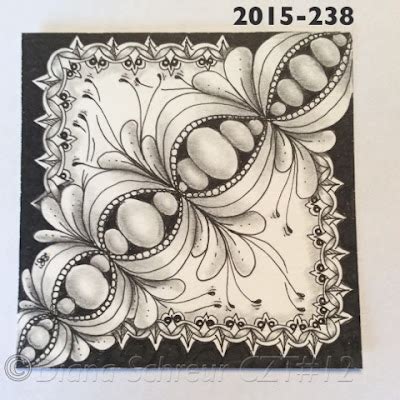 Tickled To Tangle Its A String Thing 165 Tiles Zentangle Flux