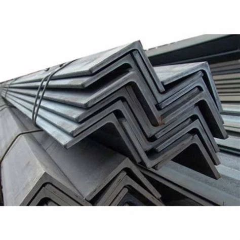 Thickness 5 Mm V Shape Ms Equal Angles For Construction Size 3 Inch