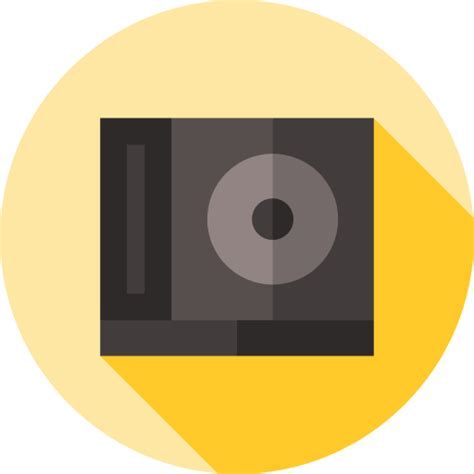 Amplifier Flat Circular Flat Icon