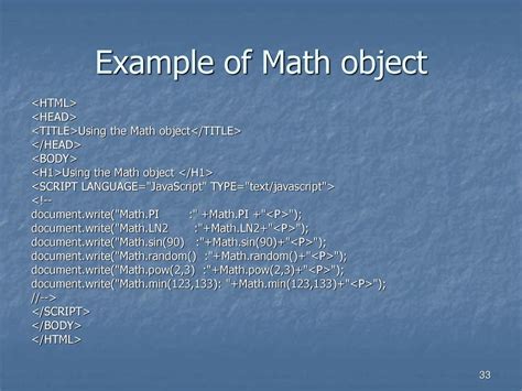 Javascript Example