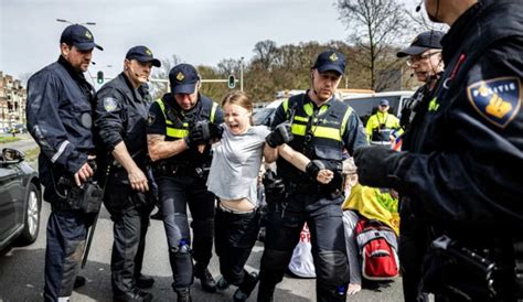 Climate Activist Greta Thunberg Arrested At Climate Protest In The Hague The Blond Post