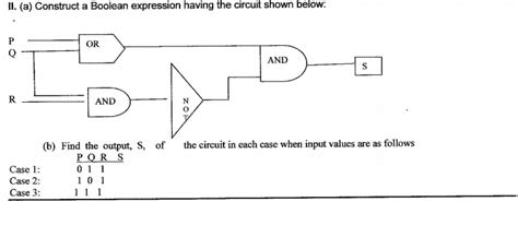answered ii a construct a boolean expression… bartleby