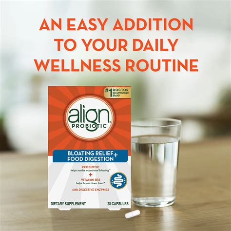 Align Probiotic Bloating Relief Food Digestion Capsules Align