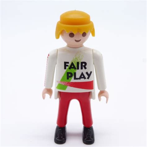 Playmobil White And Red Man Fairplay