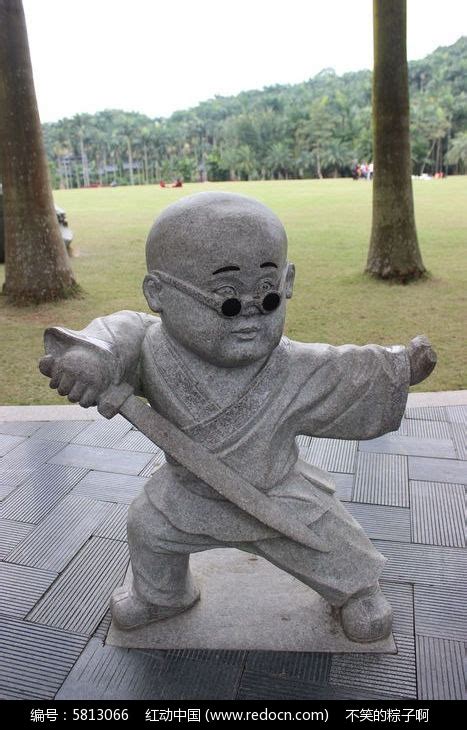舞刀小和尚雕像高清图片下载红动中国