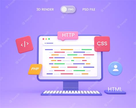 premium psd 3d web development or software development or web design