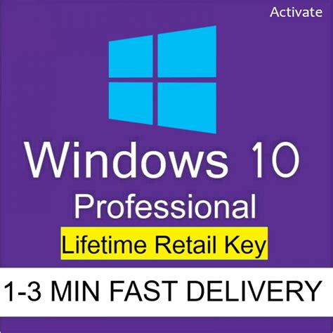 Lifetime Windows Pro Home Product Key Permanent License Key Digits Activation Key