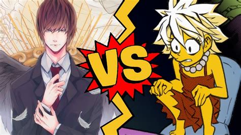 M U G E N Battles Light Yagami Kira Vs Lisa Simpson Death Note Vs The Simpsons Youtube