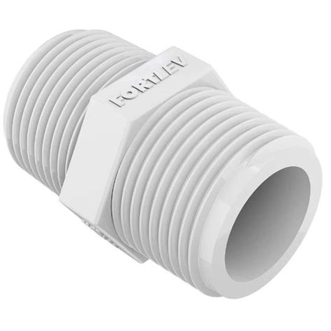 Nipel Branco Fortlev 3/4" - Kit C/50 Peca(S) - Conector para Mangueira ...