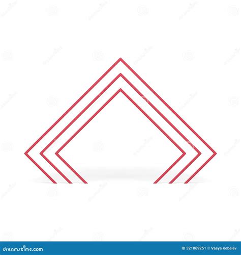 Polygonal Level Corner Arch Angular Column Basic Foundation For