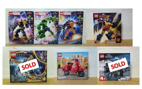 LEGO 76202 X Men Wolverine Mech Armor 76241 Hulk Mech Armor 76242 Thanos Mech Armor 76243