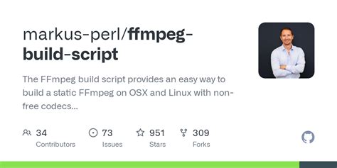 Github Markus Perlffmpeg Build Script The Ffmpeg Build Script Provides An Easy Way To Build