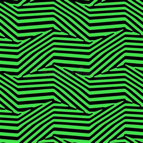 Seamless Geometric Zigzag Decorative Texture Pattern Monochrome Vector Dress Fabric Print