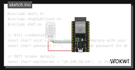Wokwisensor Mqtt Wokwi ESP32 STM32 Arduino Simulator