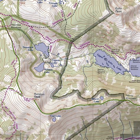 Desolation Wilderness Map By Us Forest Service R5 Avenza Maps