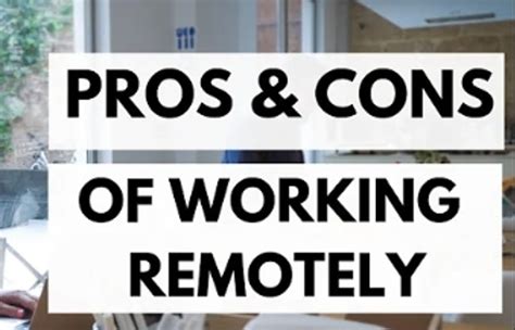 Pros And Cons Of The Remote Work Hotdailys