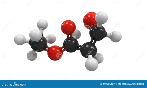 Ethyl Acetate Molecular Structure 3d Model Molecule Ethyl Ethanoate
