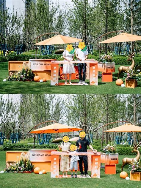 交付美陈｜全家福合影交房打卡点2深蓝创意来自小红书网页版 花瓣网