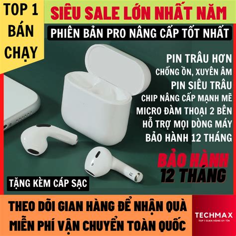 Tai Nghe Bluetooth Pro B N N Ng C P M I Thi T K Nh G N Pin Tr U H Tr M I D Ng M Y Tai