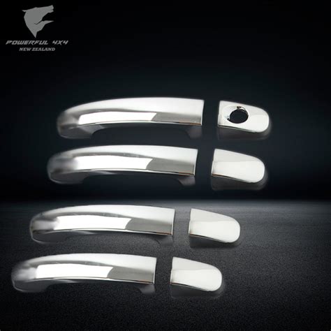 Powerful Door Handle Covers For Mazda Bt 50 2012 2020 Chrome