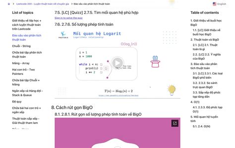 Protonx Team Mở Toàn Bộ Slide Video Liên Quan đến Phân Tích Thuật Toán Big O Của Lớp Học