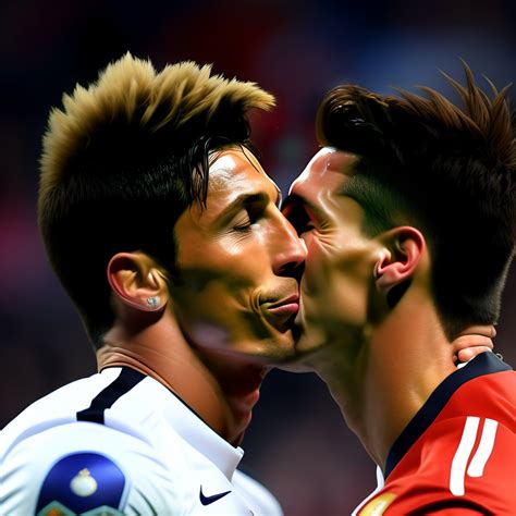 Lexica Cristiano Ronaldo Kissing Lionel Messi
