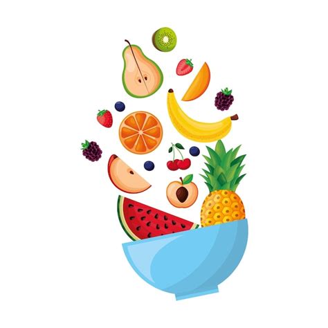 Comida Sana Vector Premium