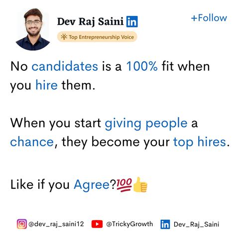 Hiring Is Always A Bit Of A Leap Dev Raj Saini