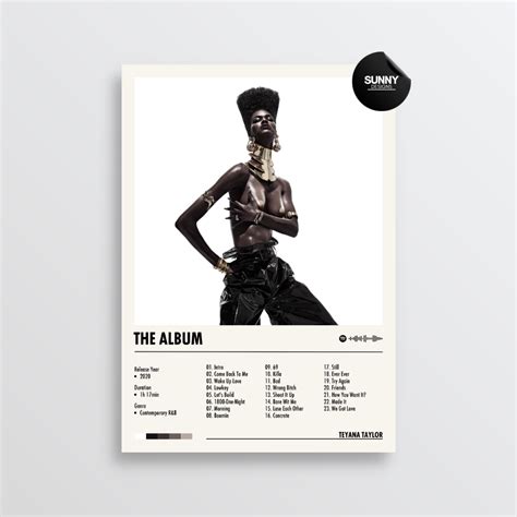 Teyana Taylor The Album Album Cover Poster Sunny Designs Posters