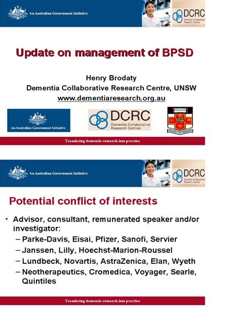 Update On Management Of Bpsd Pdf Antipsychotic Antidepressant