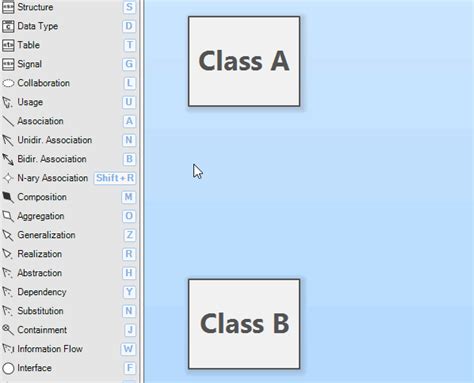Uml Association Class Software Ideas Modeler