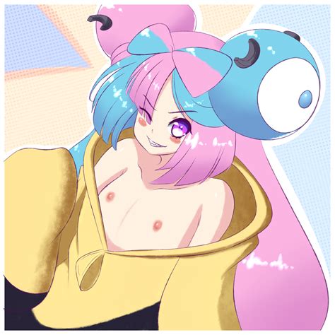 Rule 34 1girls Areolae Bare Shoulders Blue And Pink Hair Fancy
