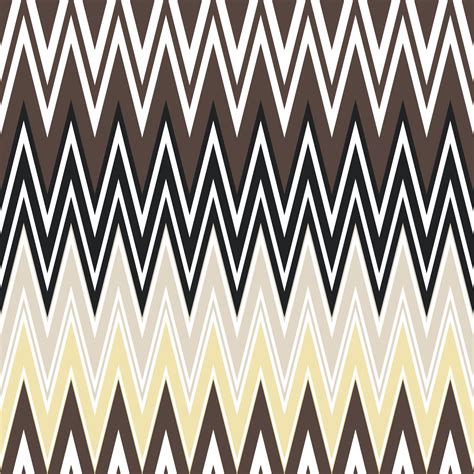 Fabric Zigzag Chevron Pattern Digital Art Print Summer Party Backdrop