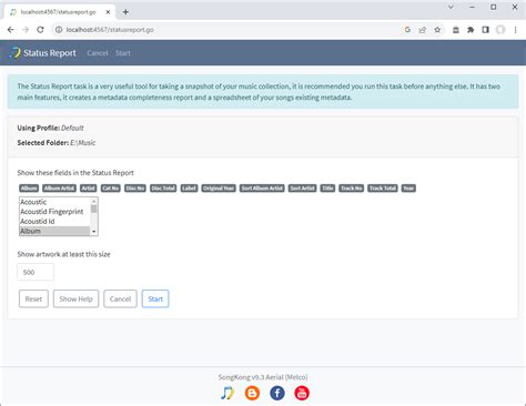 Tutorial Songkong Status Report Summary Songkong Tutorial