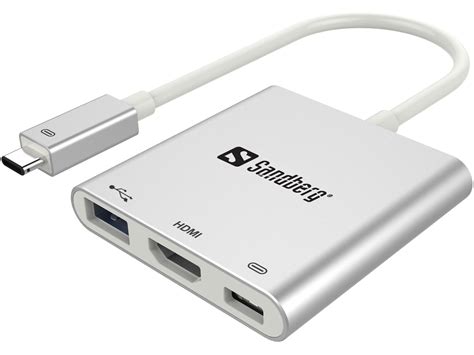 Usb C Mini Dock Hdmi Usb White Endast Kr