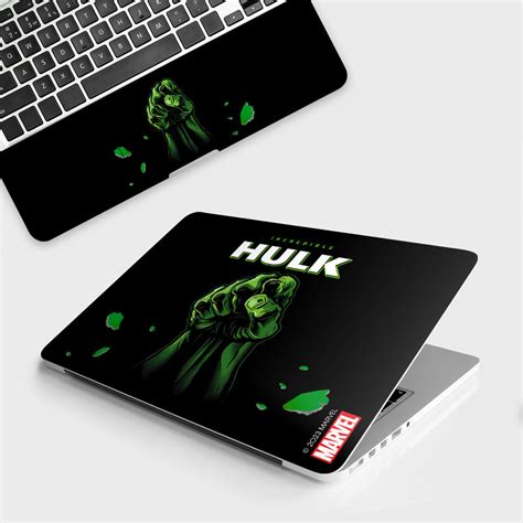 Feel The Power With Incredible Hulk Fist Marvel Comics Laptop Skin