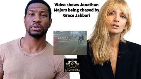 Video Shows Johanathan Majors Being Chased By Grace Jabbari Youtube